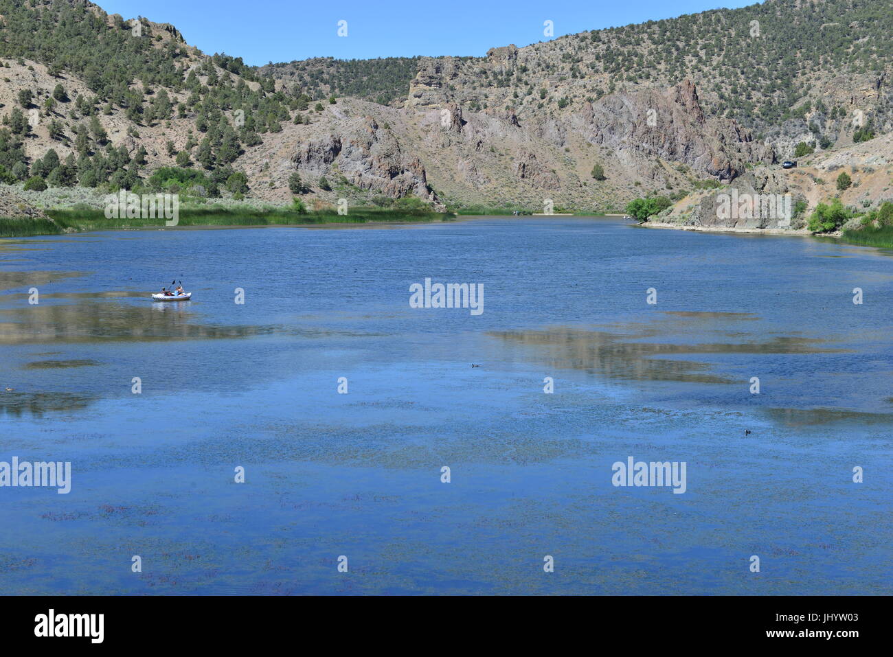 The Lake at Spring Valley State Park in Nevada Stock Photo - Alamy