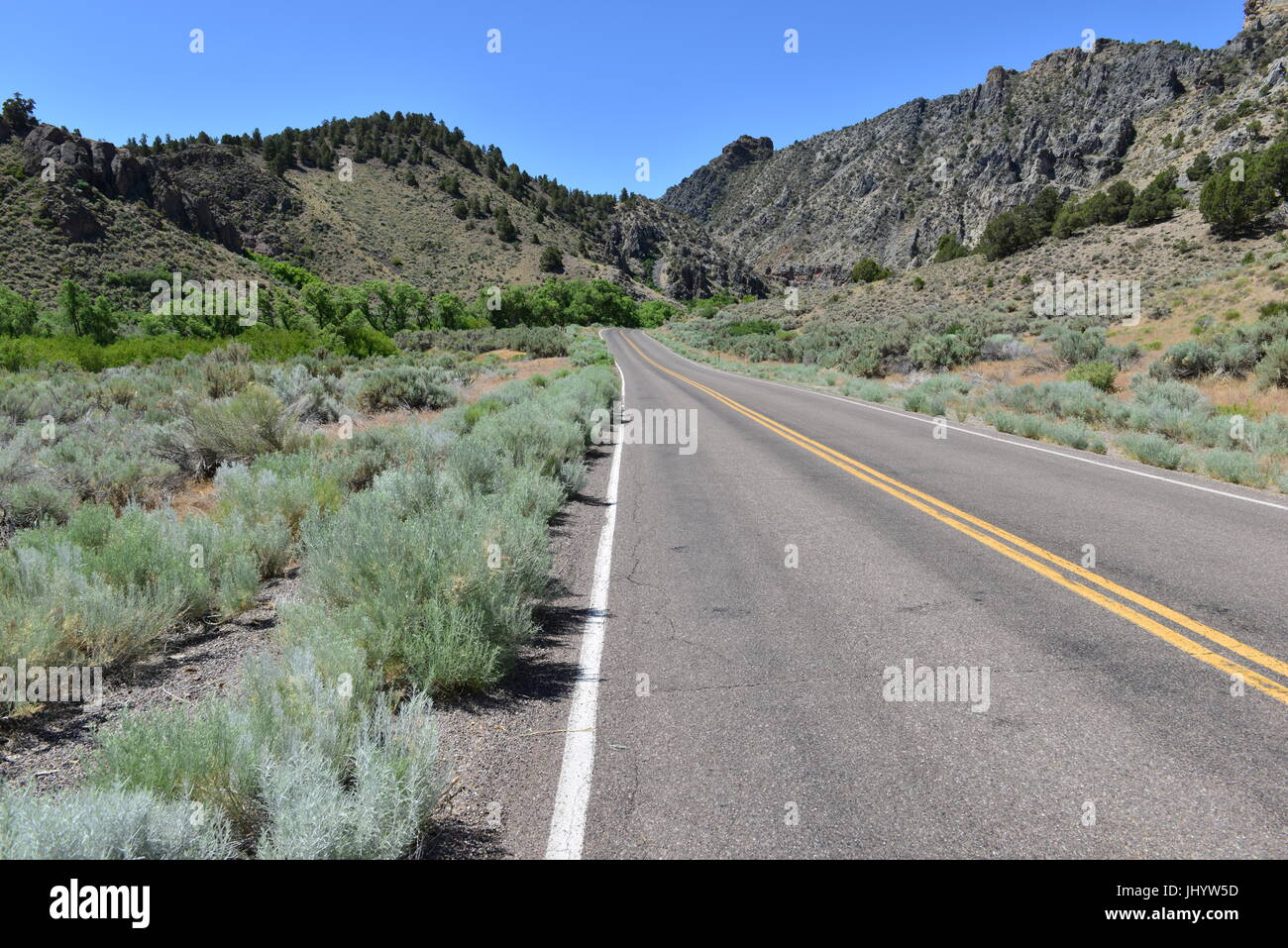 Spring Valley state park in Nevada in summertime Stock Photo - Alamy