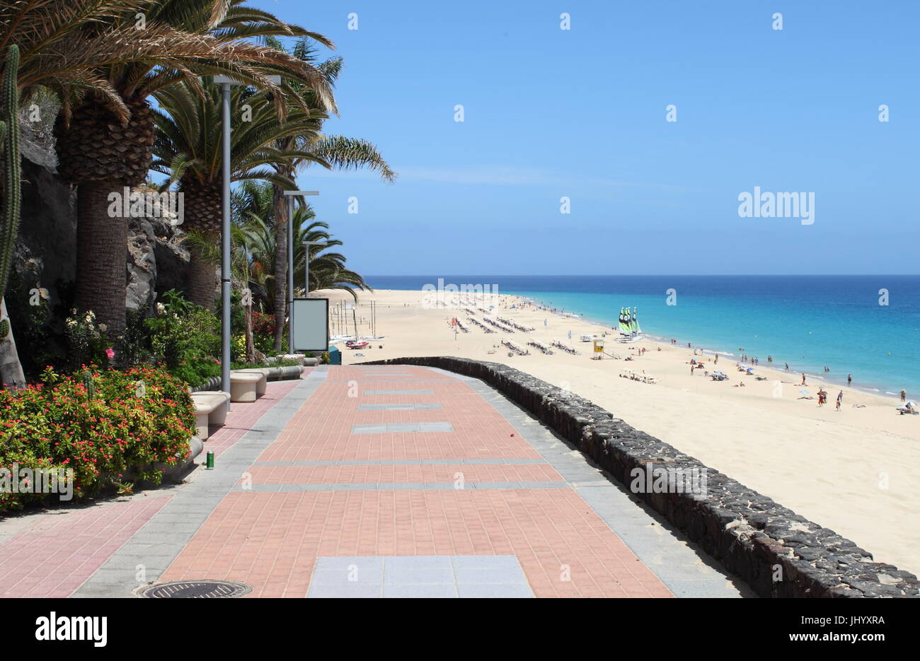 Jandia beach promenade fuerteventura hi-res stock photography and ...