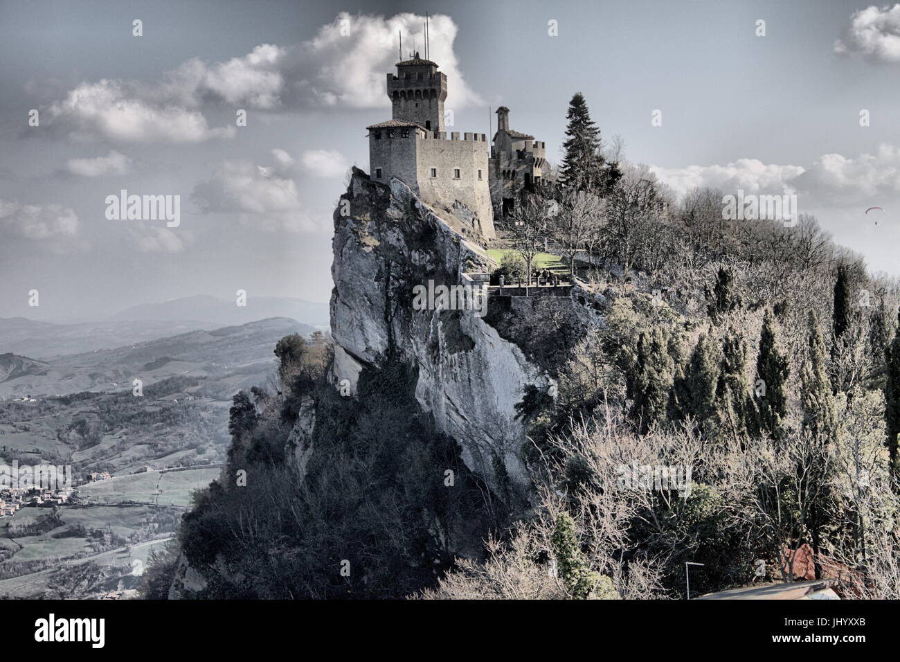 Rocca della Guaita, the most ancient fortress of San Marino Republic ...