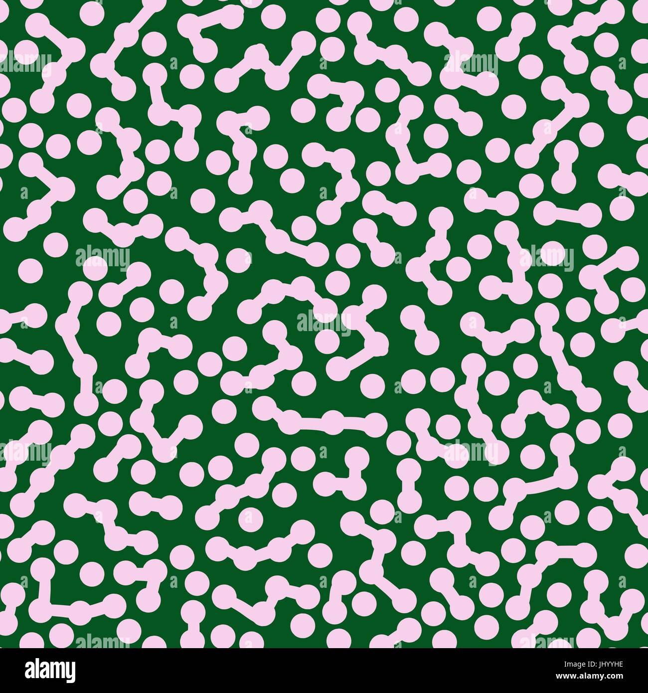 Green Connected spots pattern in color. Seamless Wallpaper Pattern ...