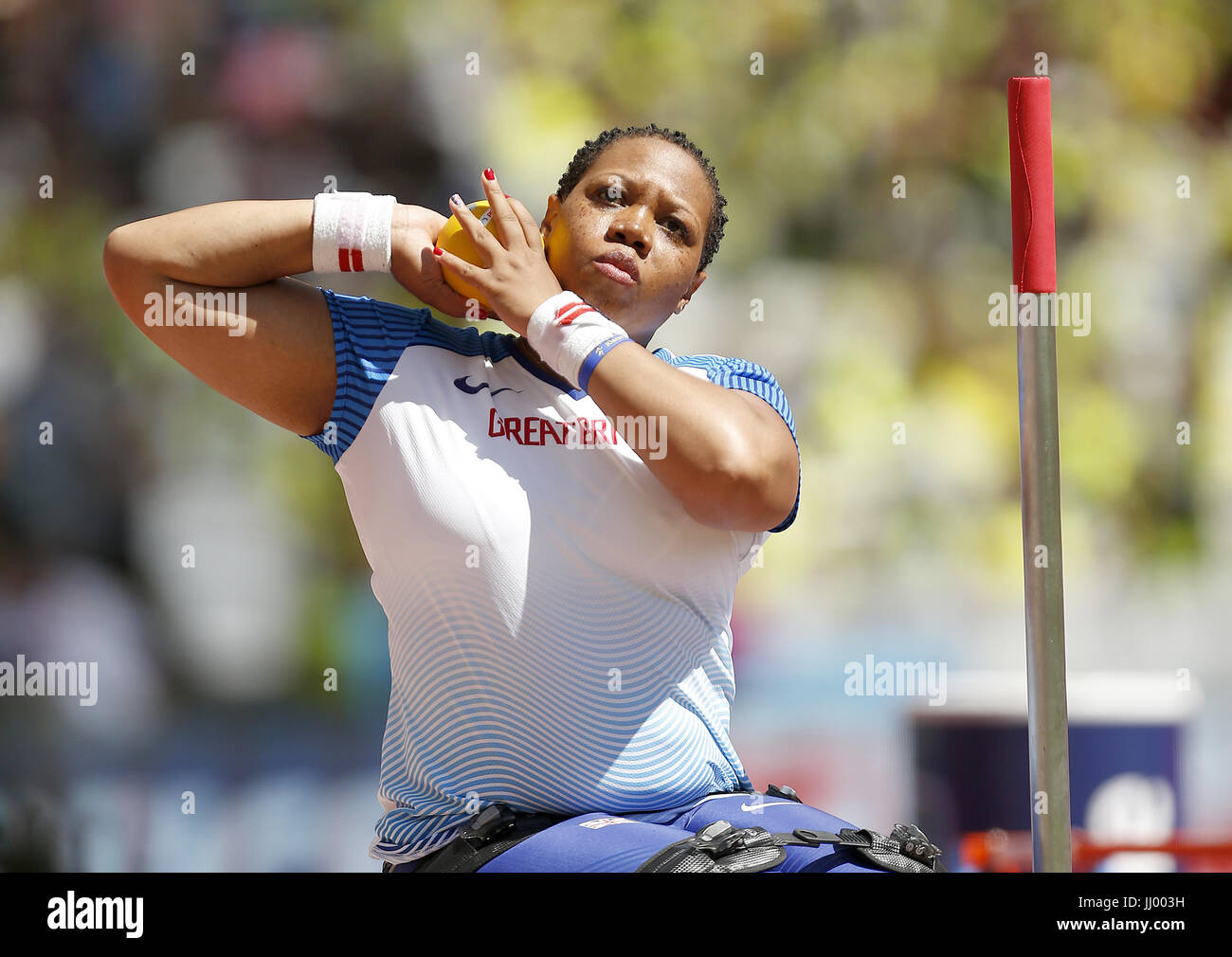 Great Britain's Vanessa Wallace competes in the Women's Shot Put F34 ...