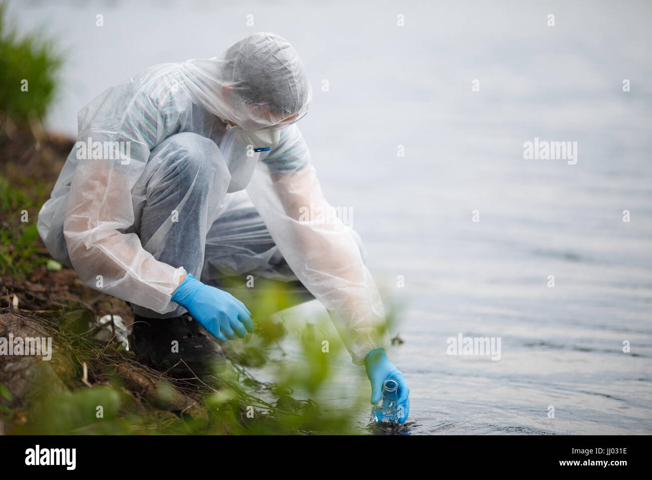 Water sample gloves hi-res stock photography and images - Alamy