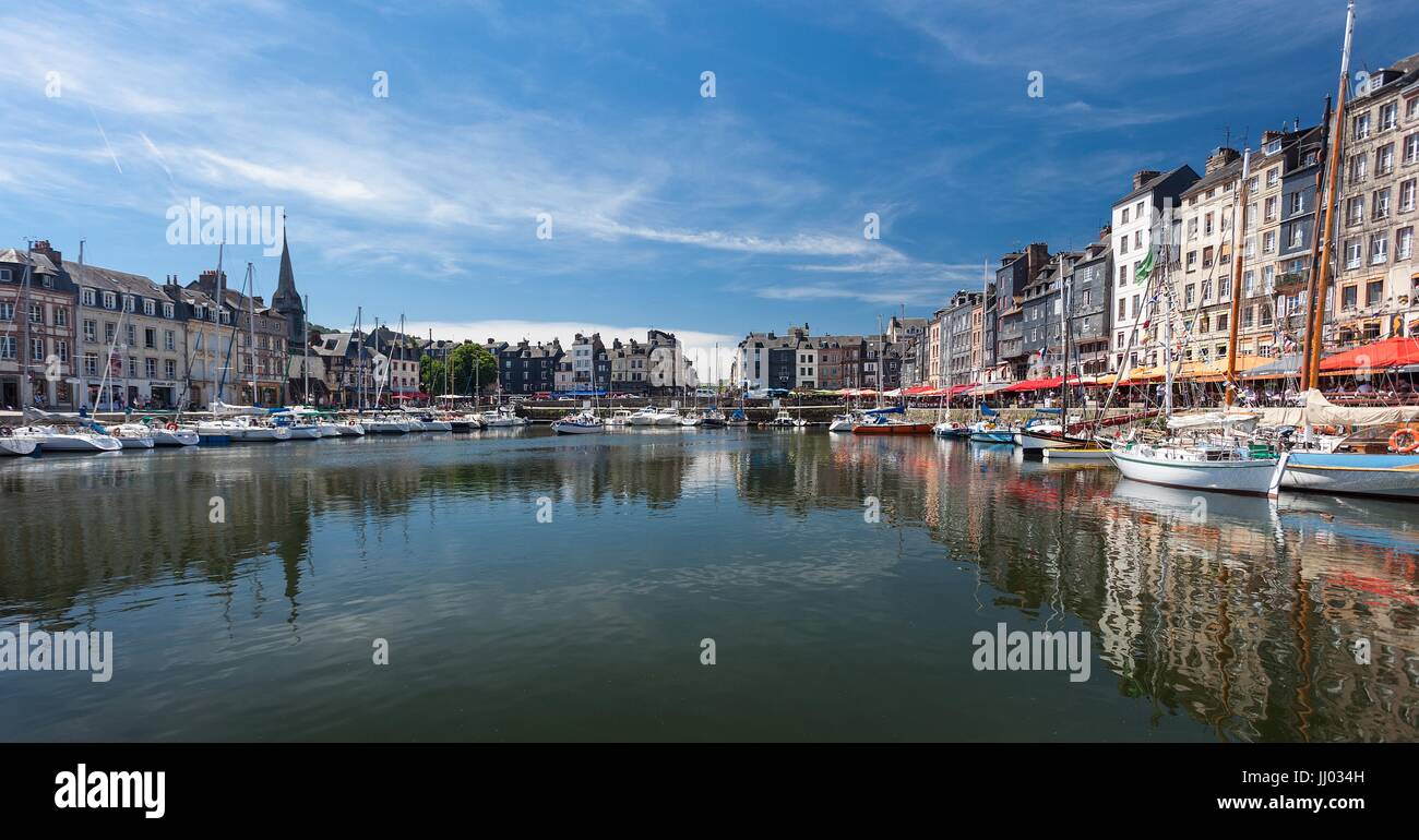 Honfleur harbour France Stock Photo - Alamy
