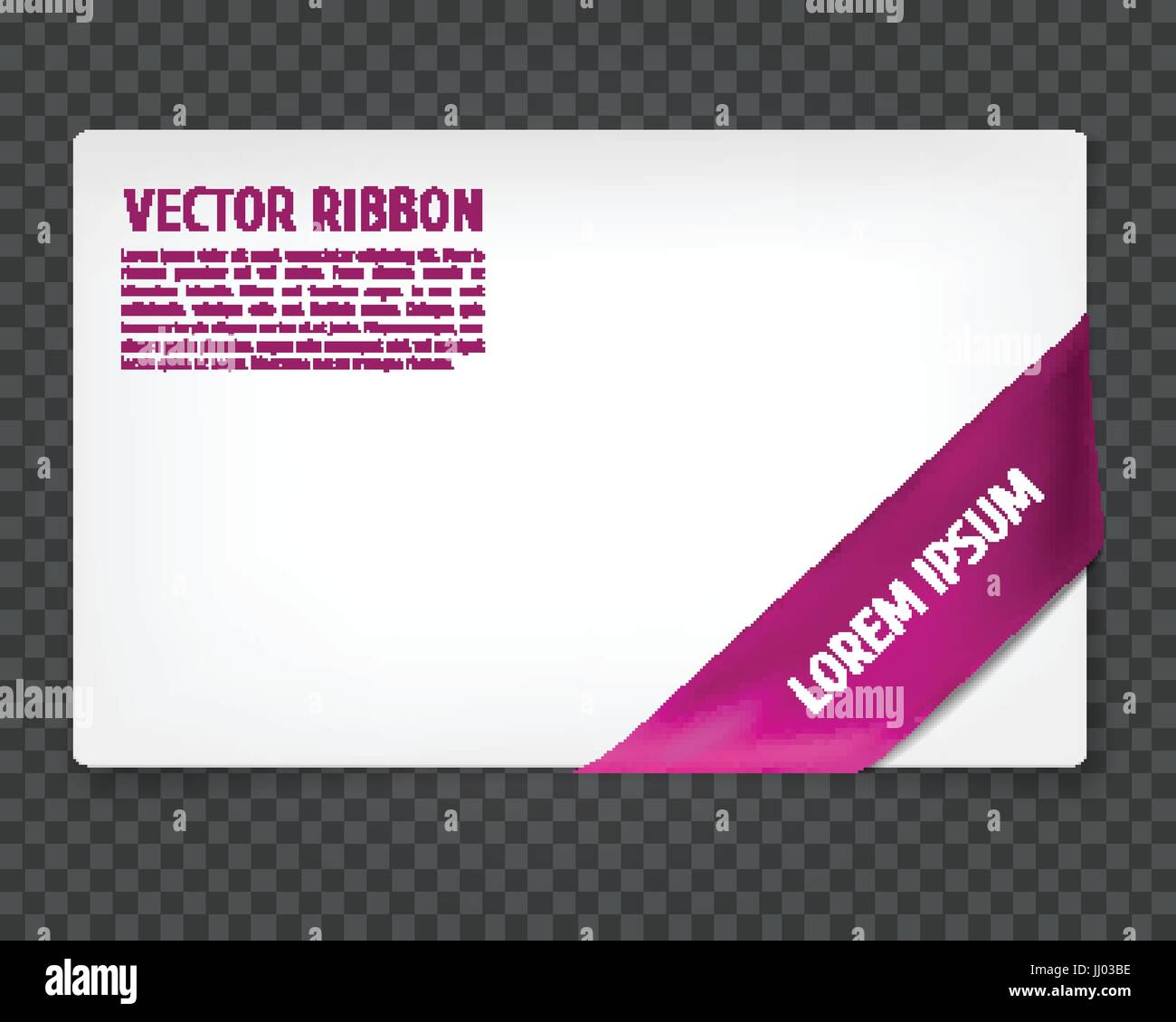 Corner vector ribbon Stock Vector Image & Art - Alamy