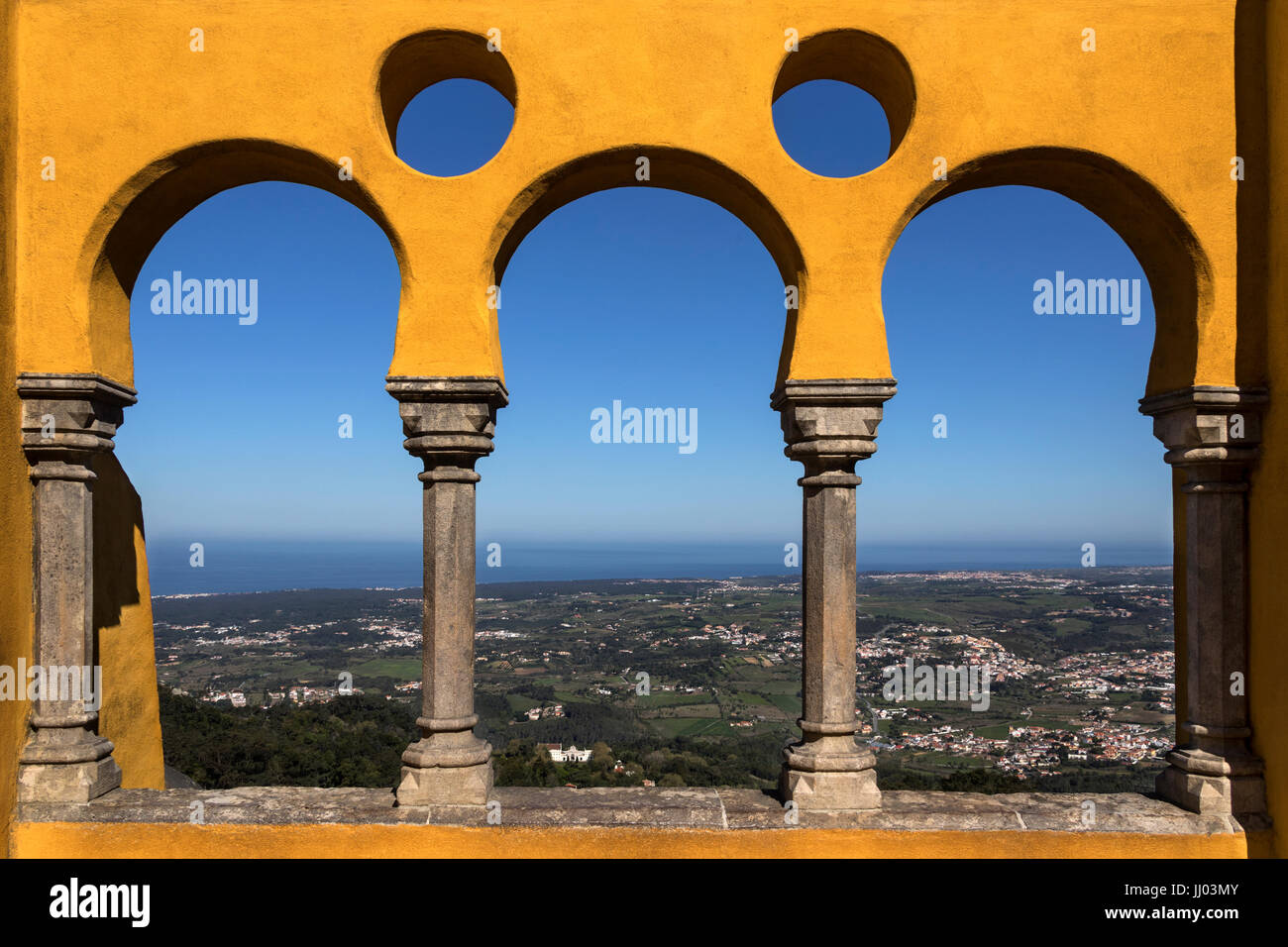 View From Pena National Palace Stock Photos & View From Pena National ...