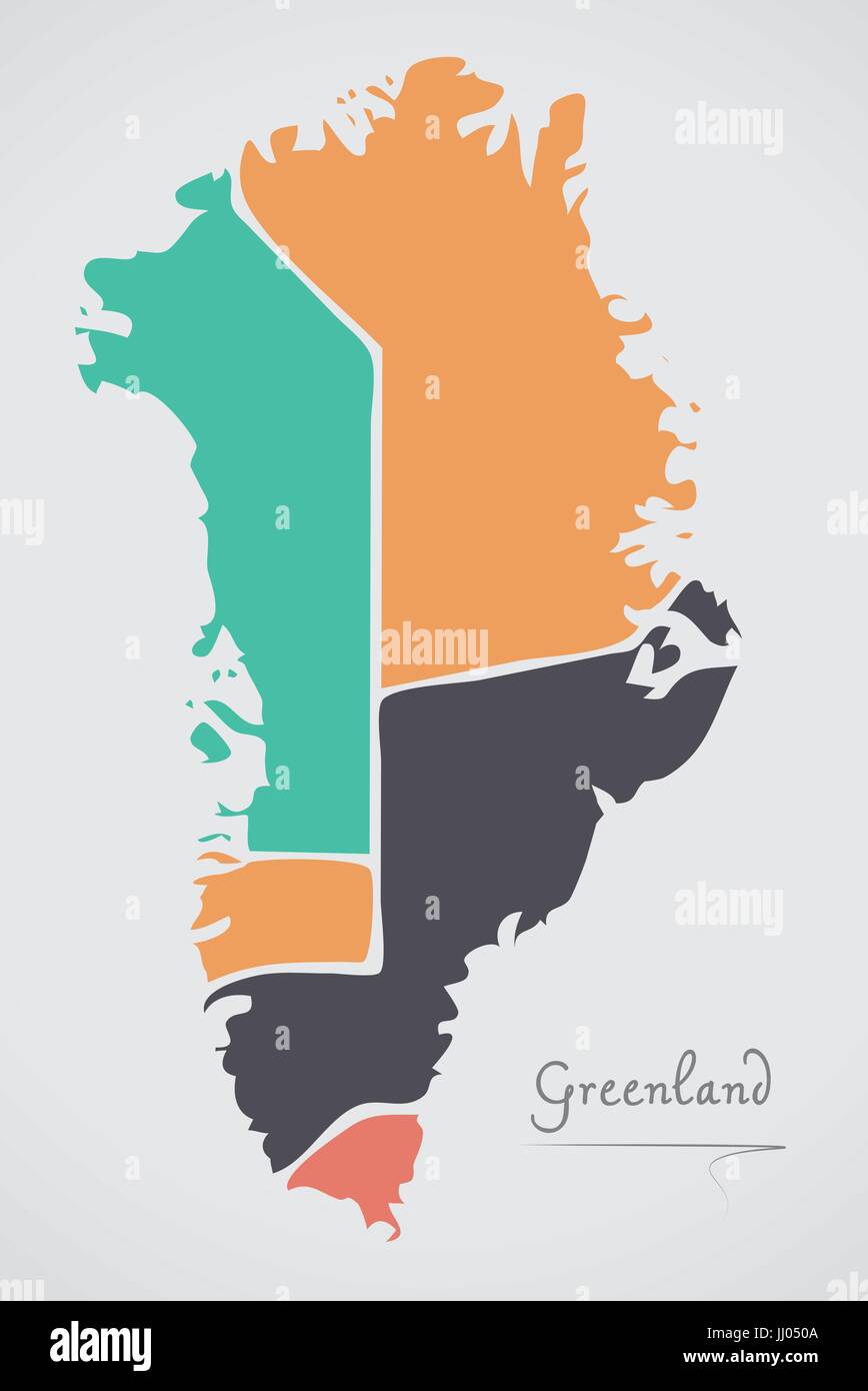 Greenland map hi-res stock photography and images - Alamy