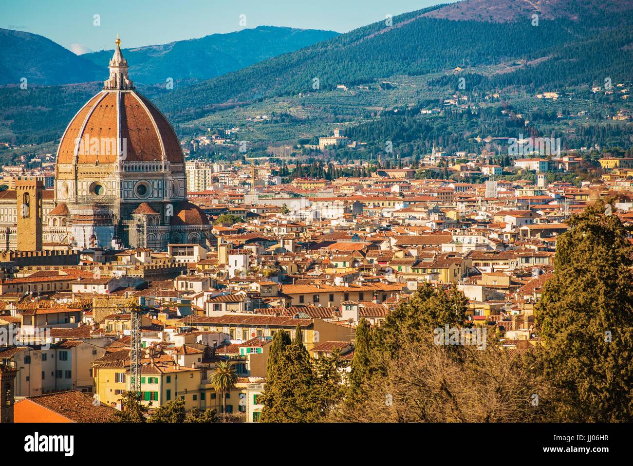 Florence City Panorama. Florence, Italy, Europe. Toscany Region Stock ...