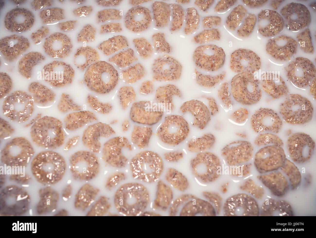 corn flakes with milk pattern Stock Photo - Alamy