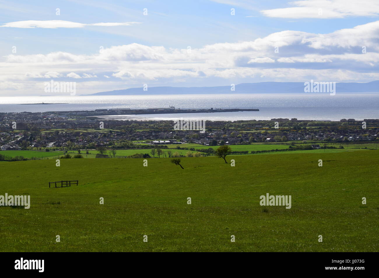 Troon to the Firth of Clyde Stock Photo - Alamy
