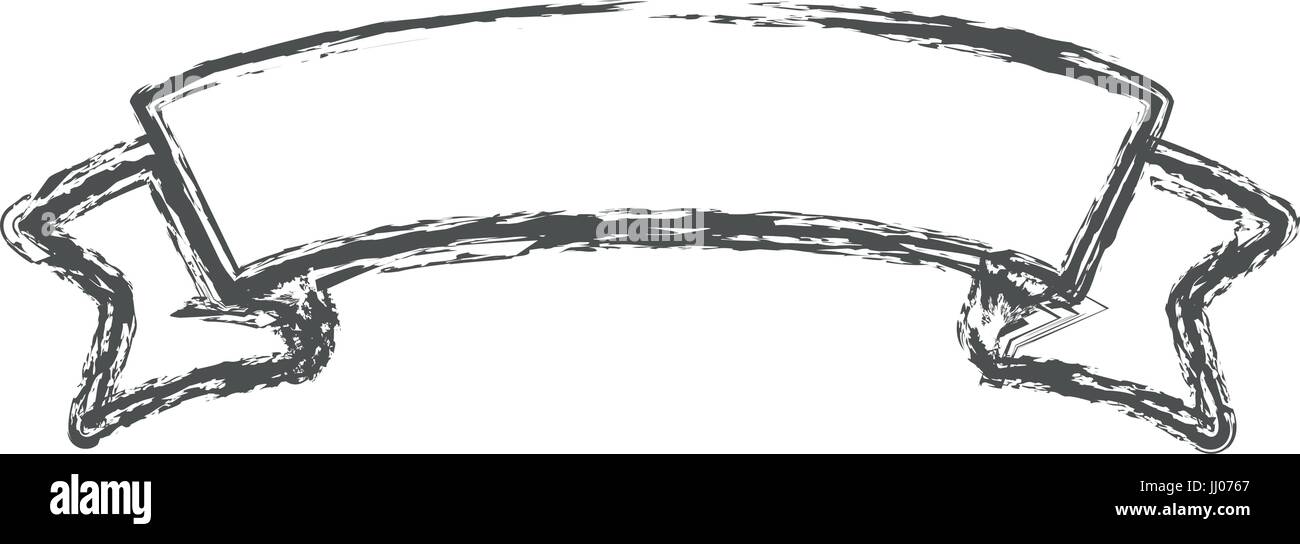 blurred silhouette of label border insignia Stock Vector Image & Art ...