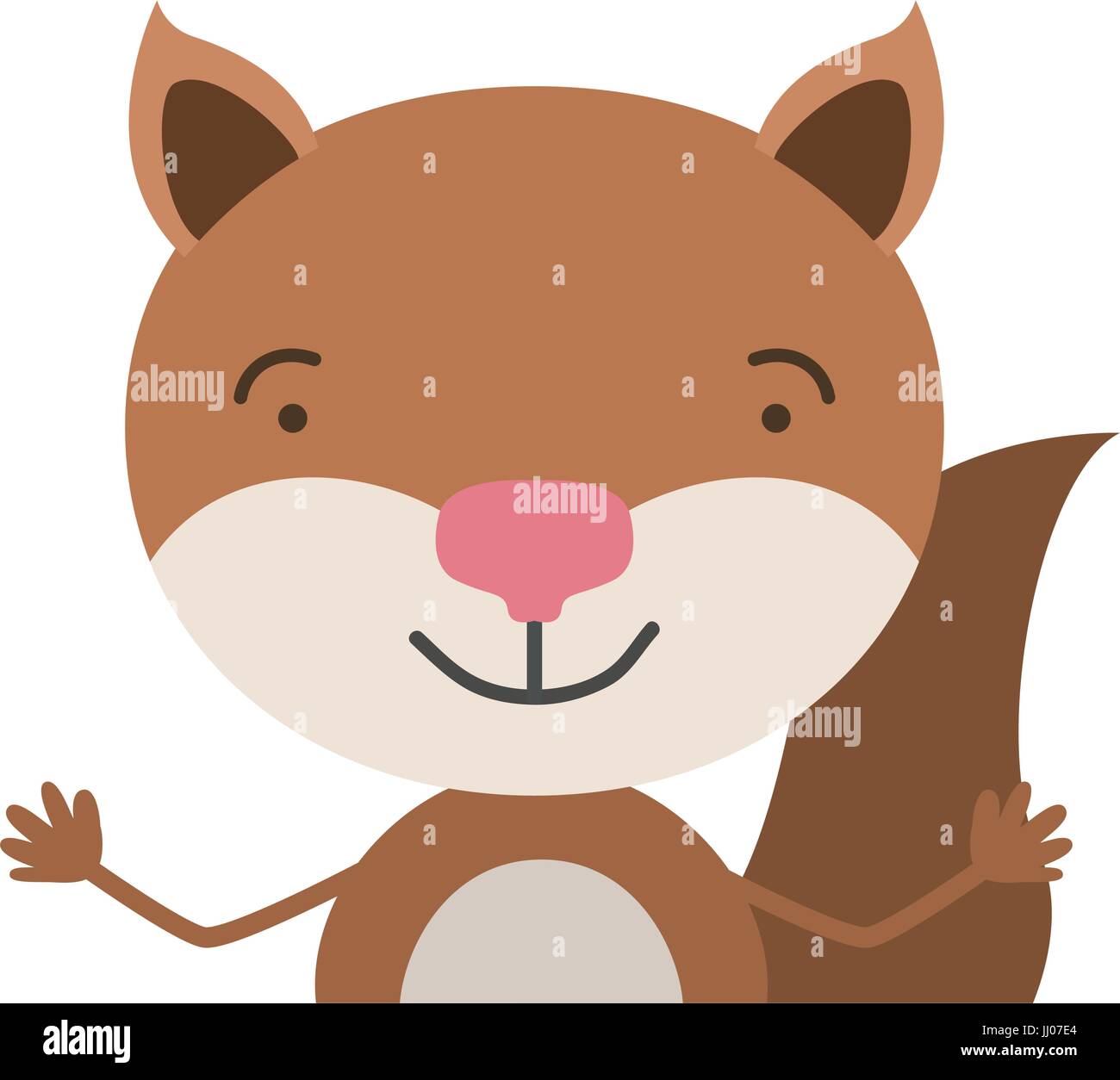 Cartoon Chipmunk Face