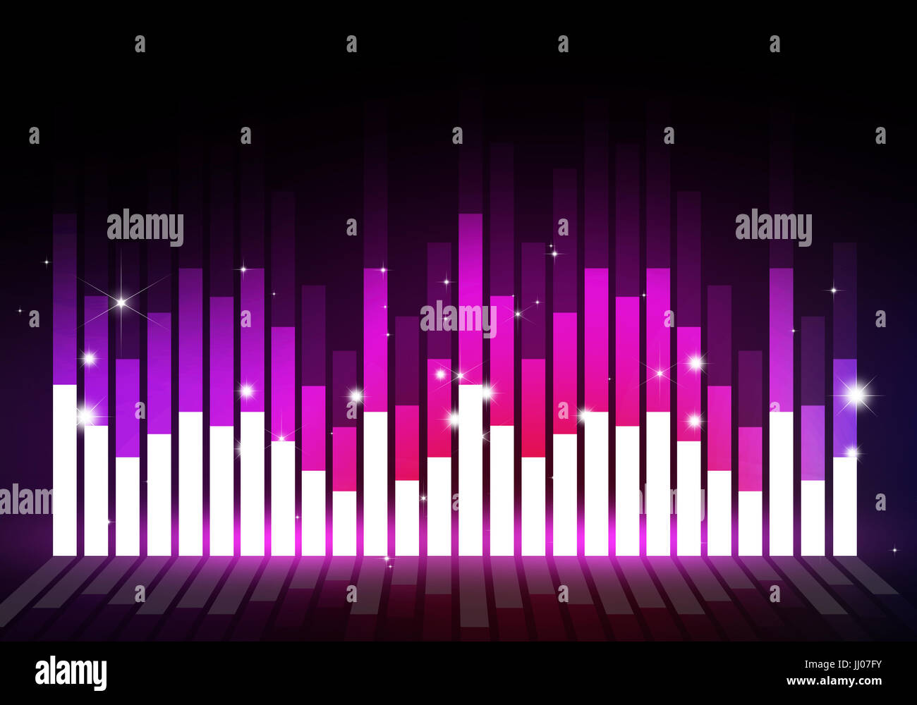 multicolor music equalizer banner for party events Stock Photo - Alamy