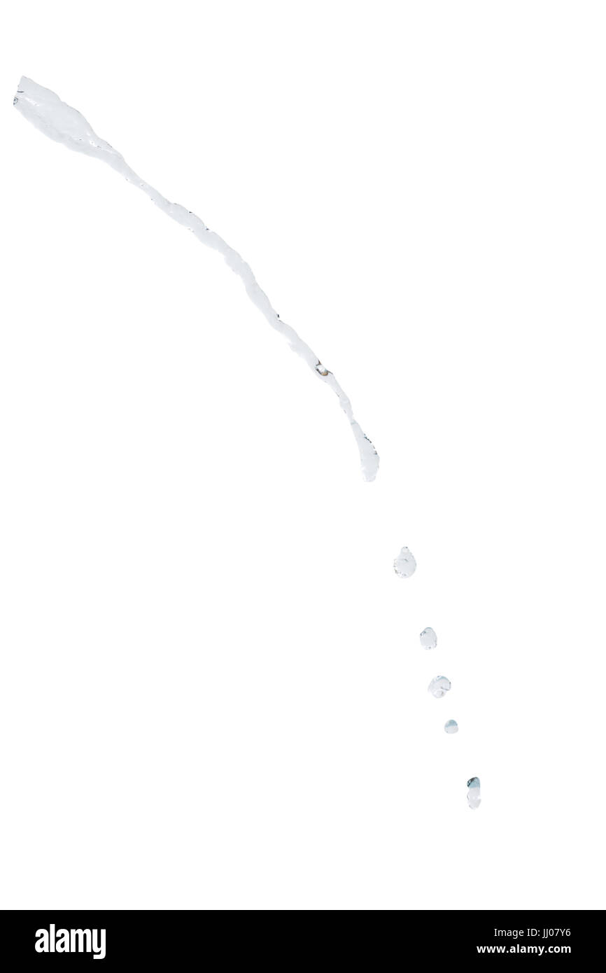 Clear white water Cut Out Stock Images & Pictures - Alamy