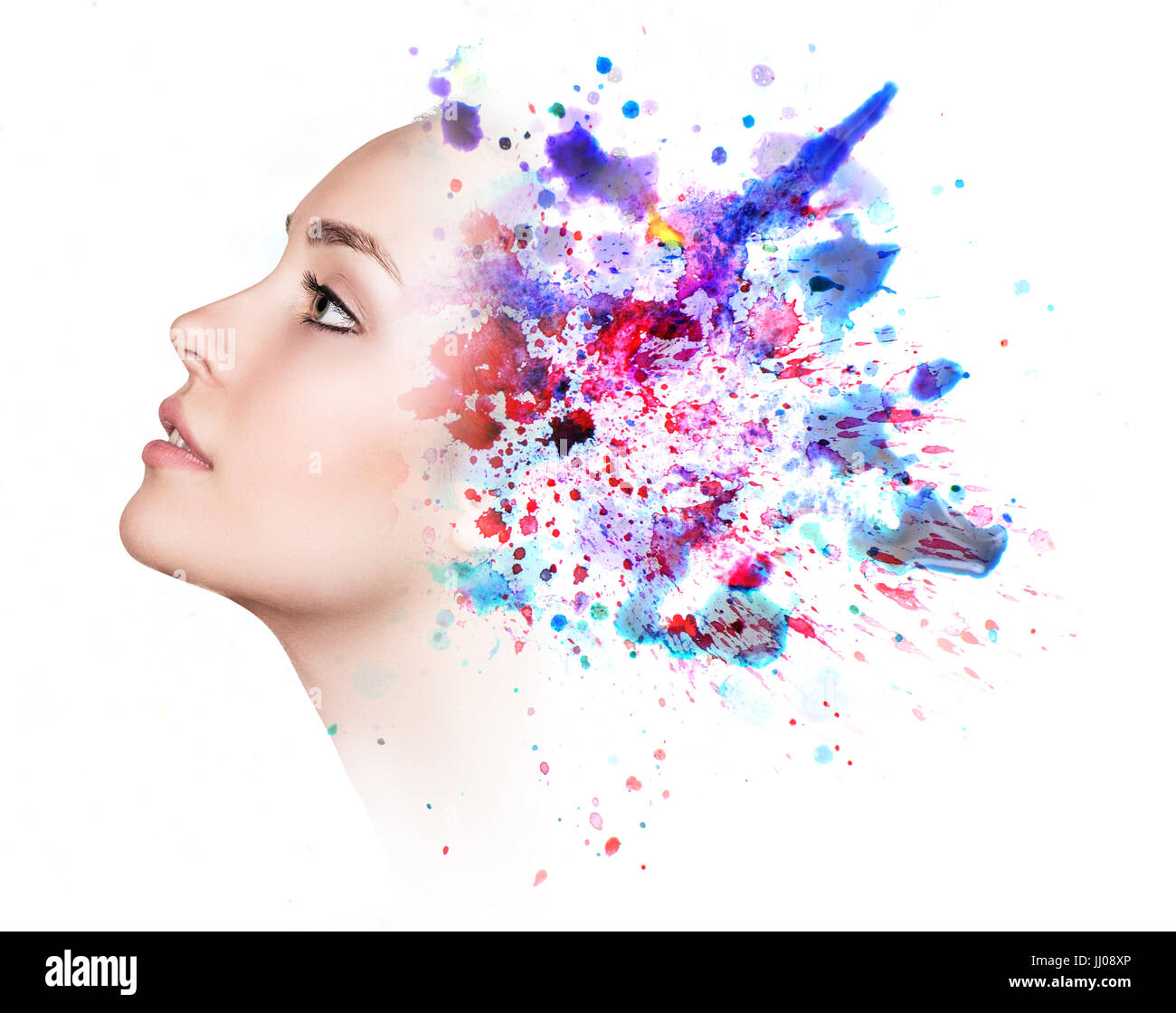 Disappearing face Cut Out Stock Images & Pictures - Alamy