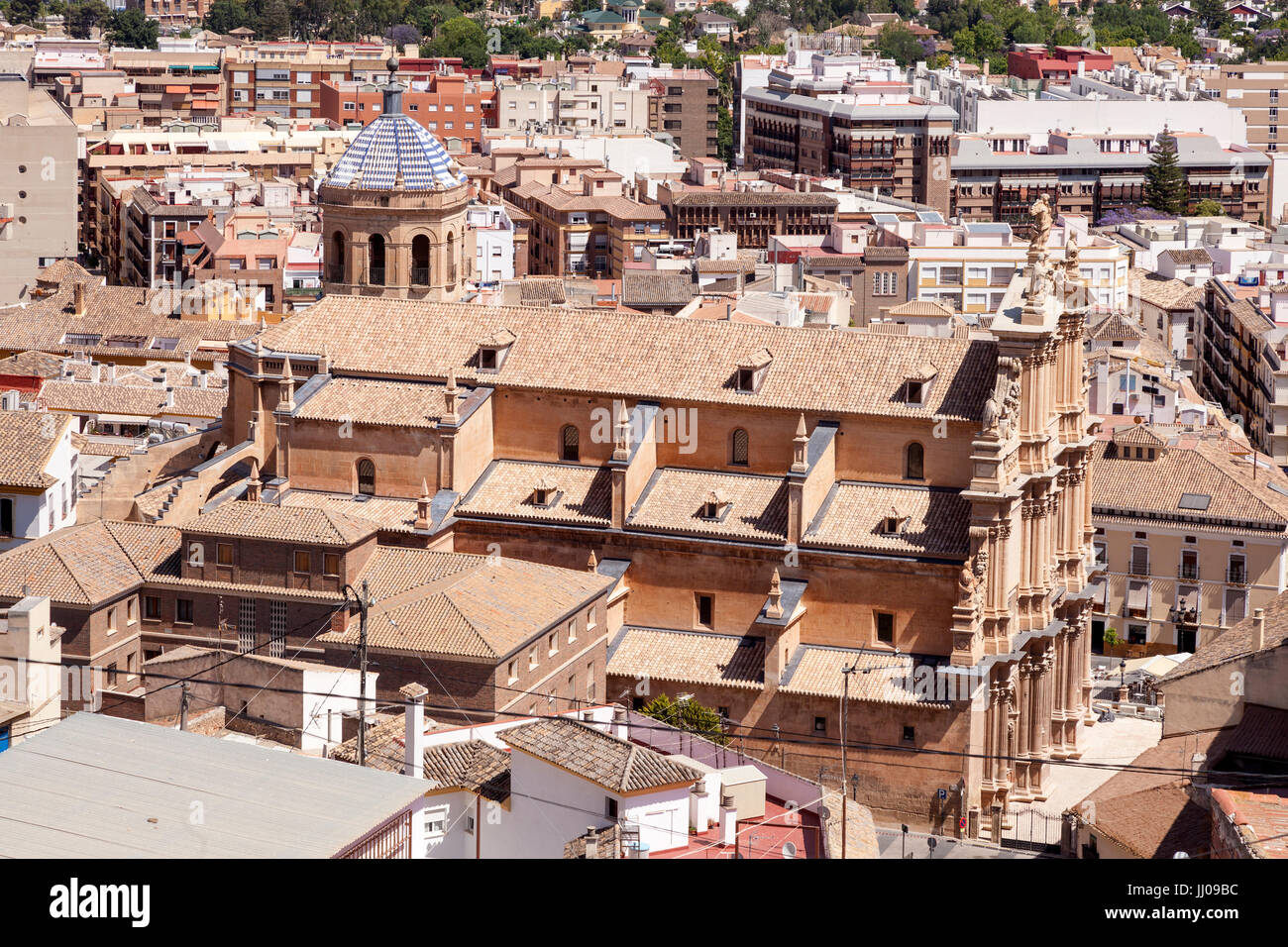 Ancient cathedral of Saint Patrick in the historic city of Lorca ...