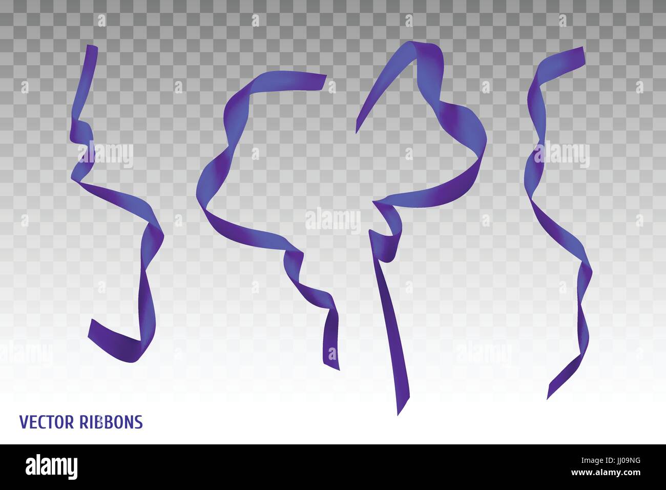 Realistic silk vector ribbon set Stock Vector Image & Art - Alamy