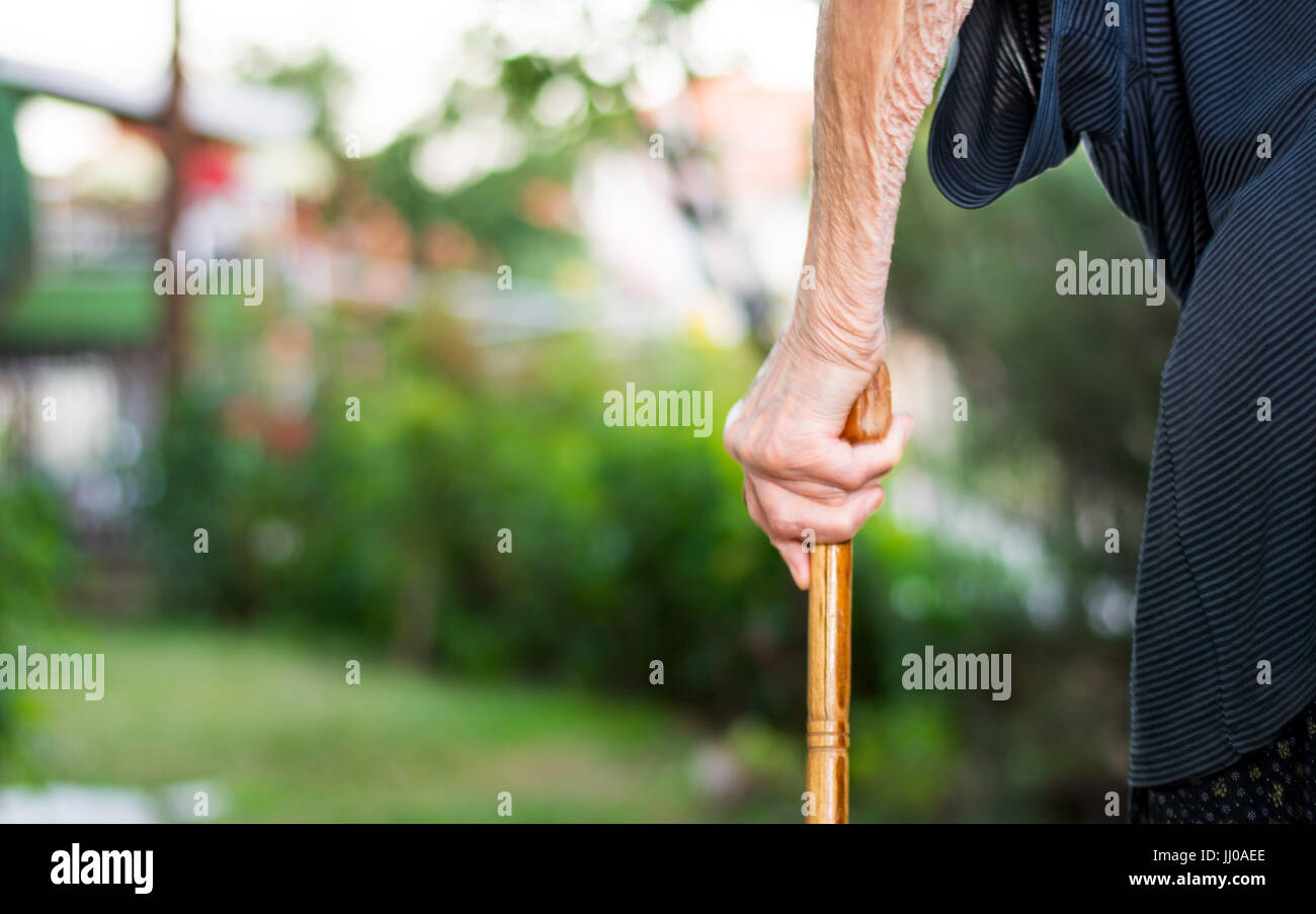 Senior women cane hi-res stock photography and images - Alamy