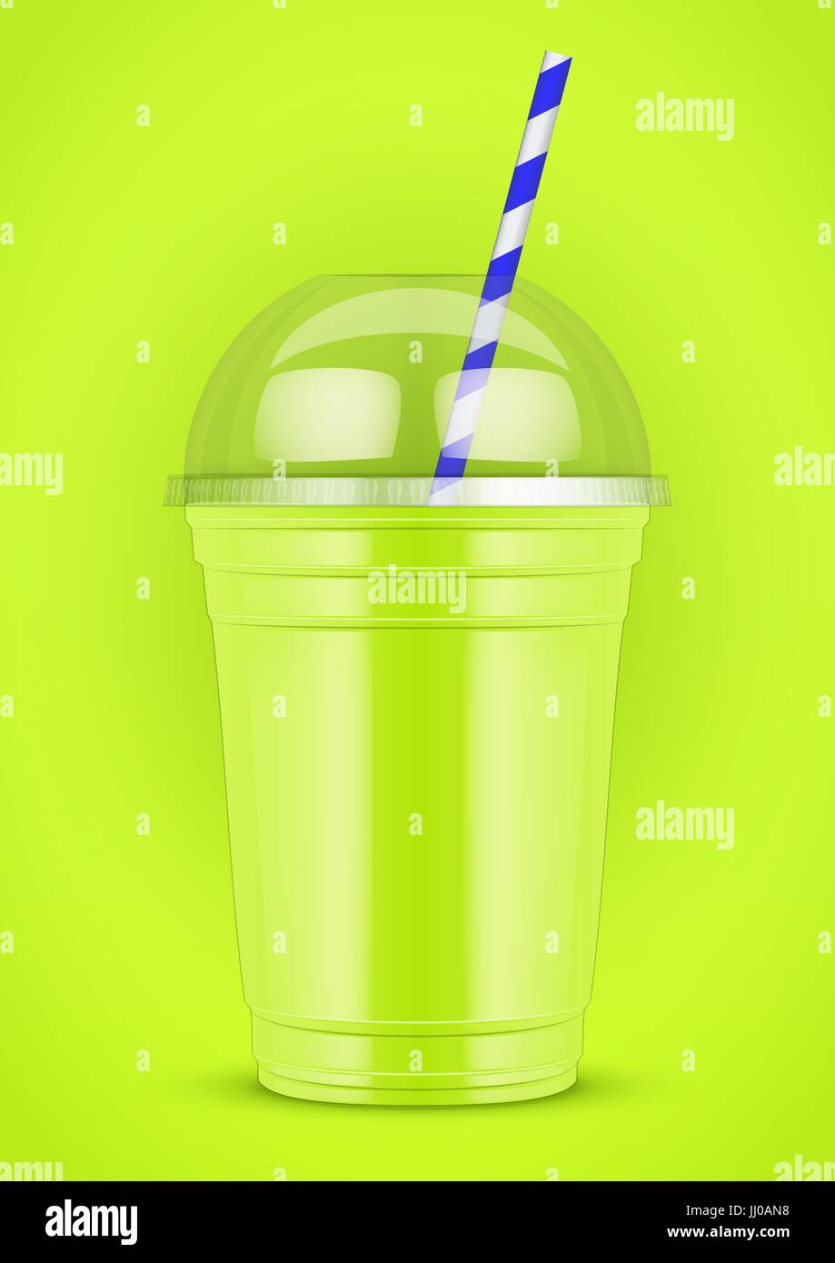 Plastic cutlery container Stock Vector Images - Alamy