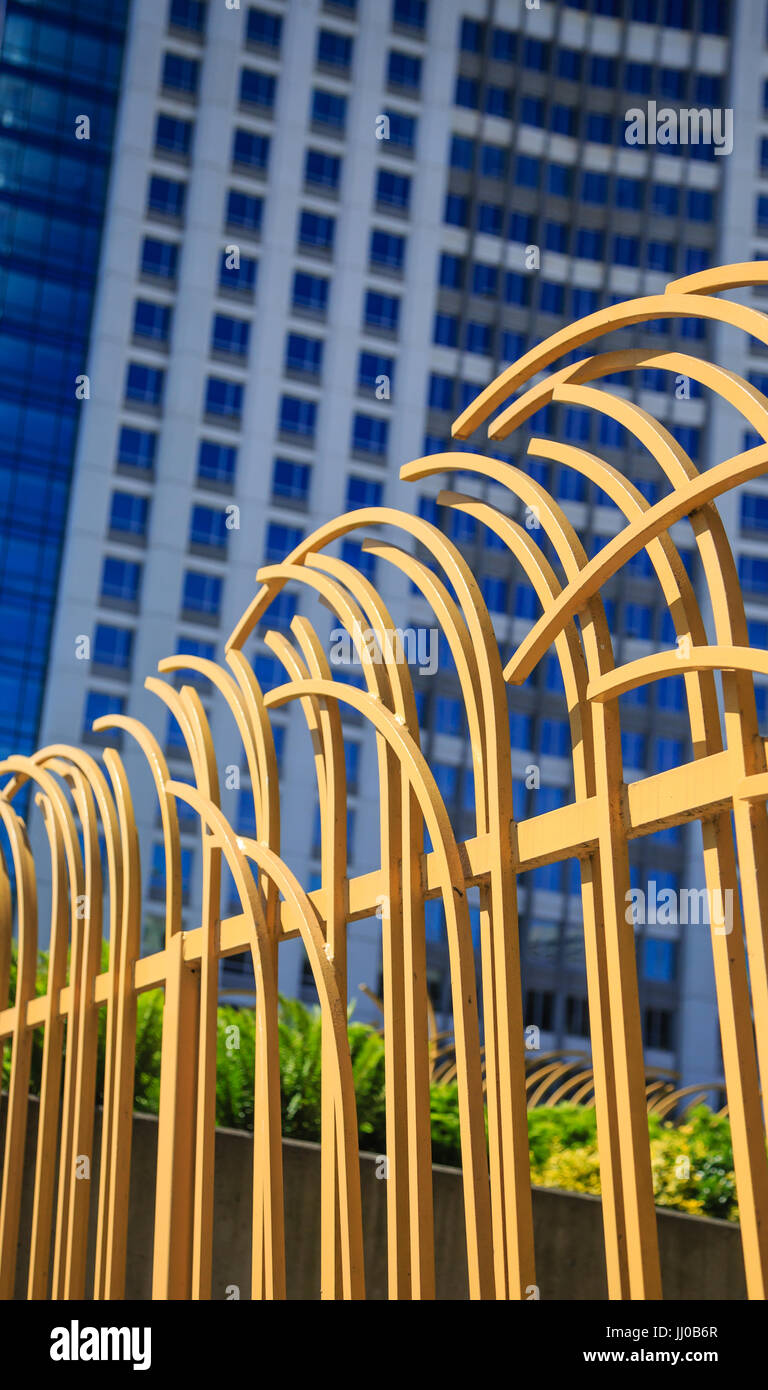Gold fence hi-res stock photography and images - Alamy