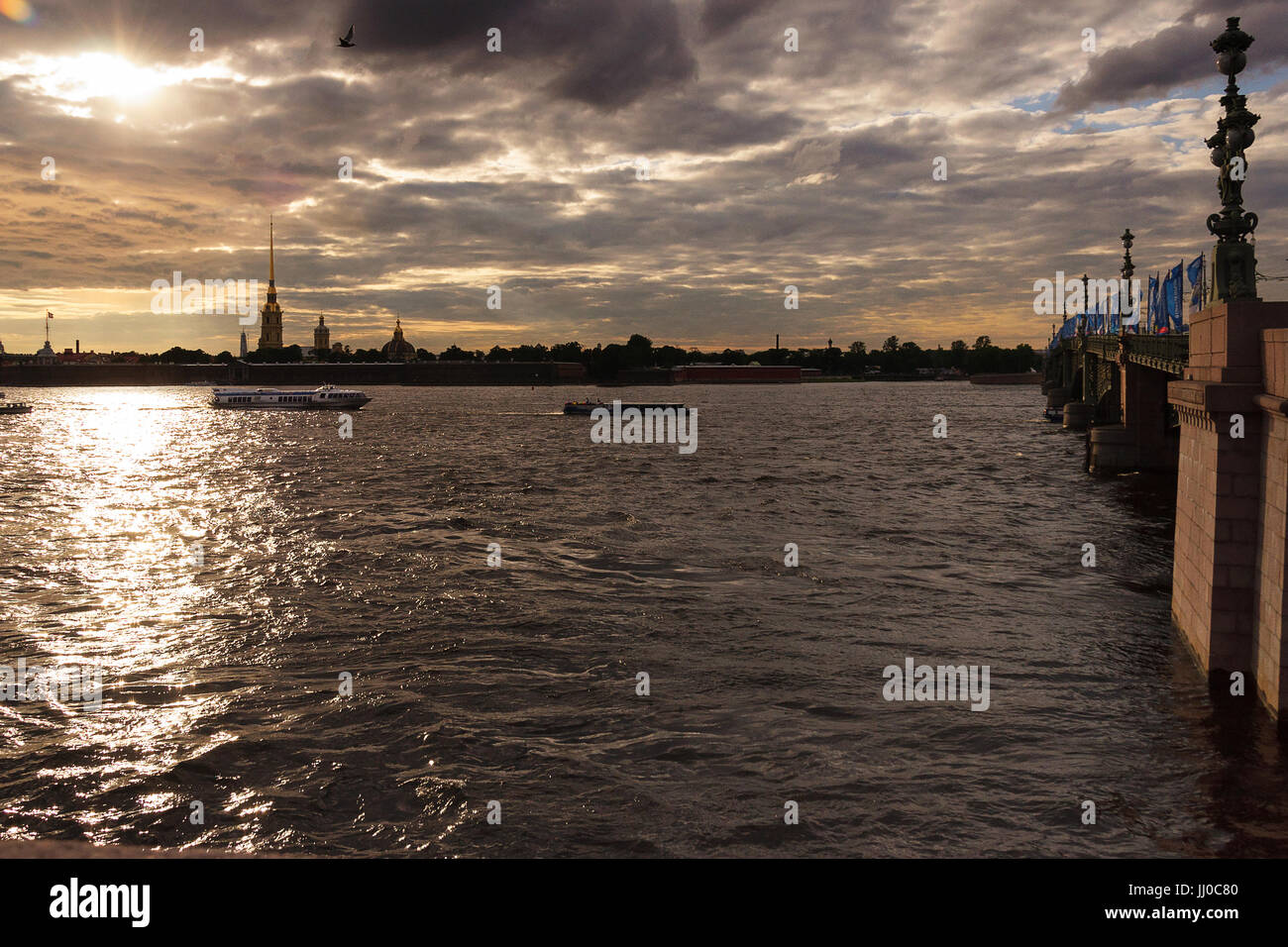 White nights in St.-Petersburg Stock Photo - Alamy