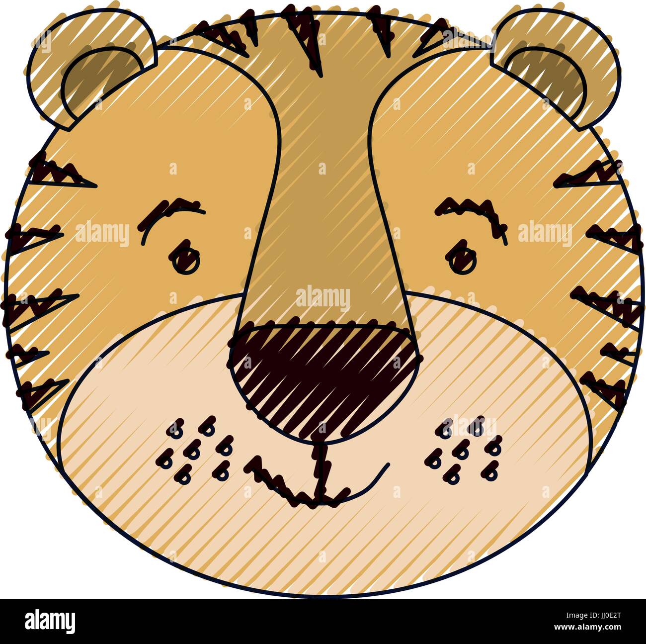 Tiger eyebrows Stock Vector Images - Alamy