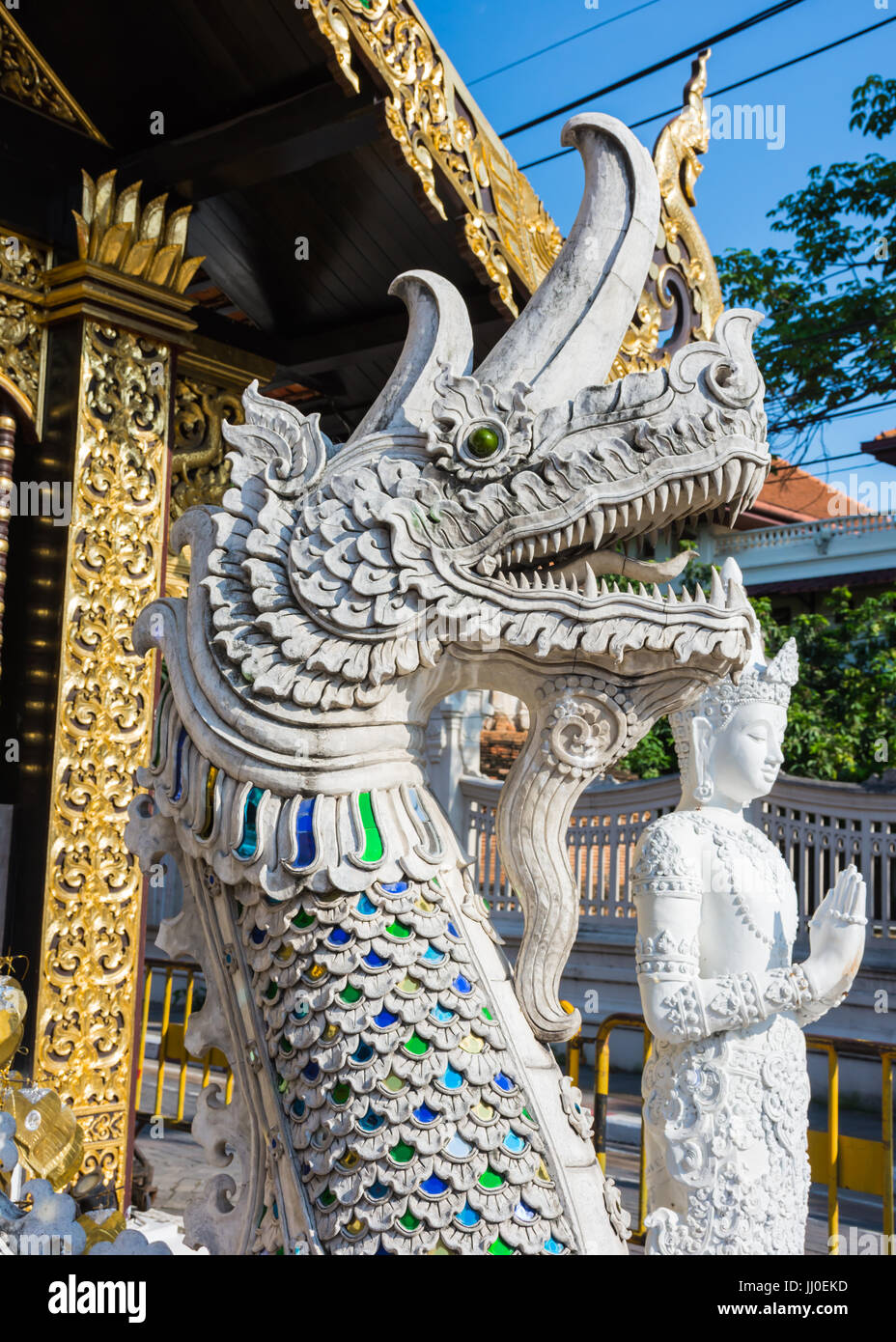 Railing the serpent Stock Photo - Alamy