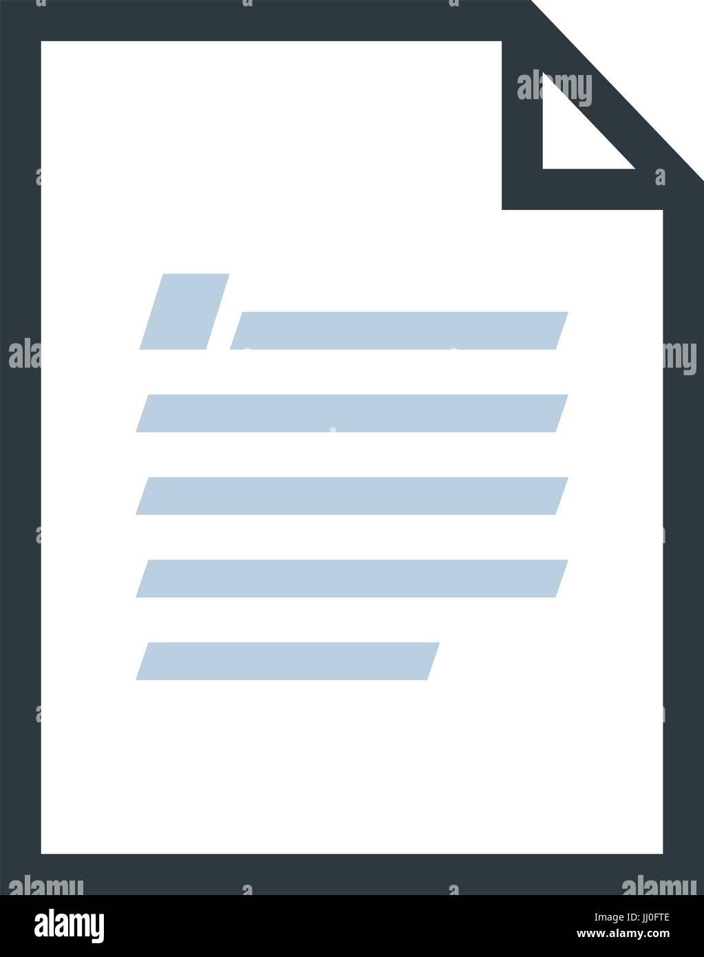 Document vector icon Stock Vector Image & Art - Alamy