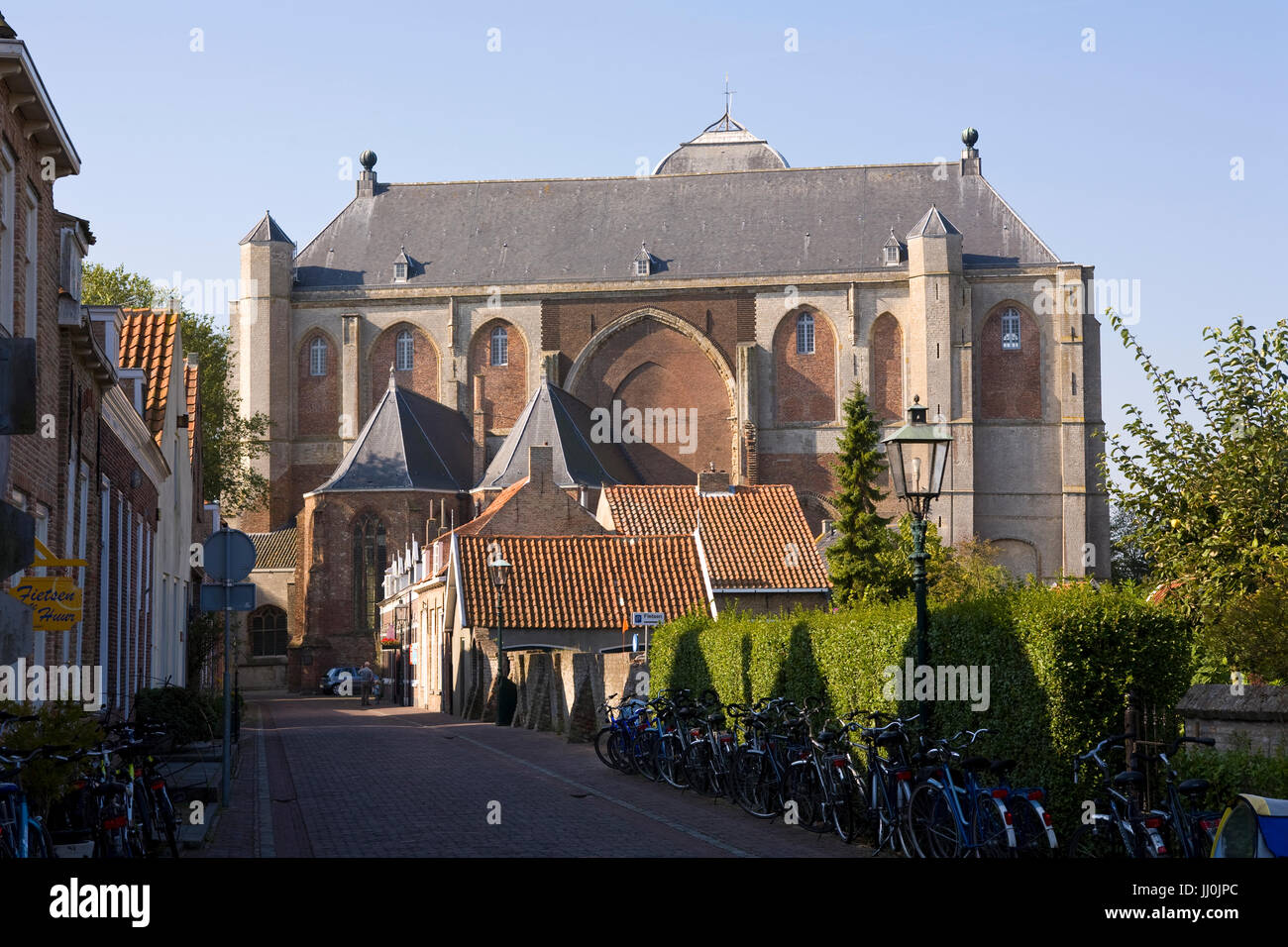 Europe, Netherlands, Zeeland, the village Veere on the peninsula ...