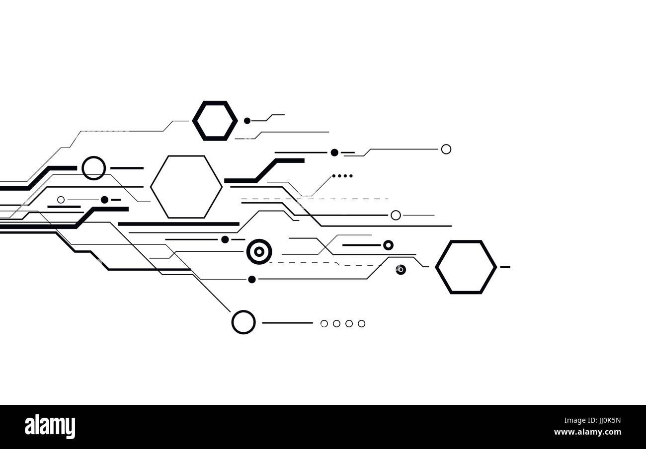 Abstract science and technology background Stock Vector Image & Art - Alamy