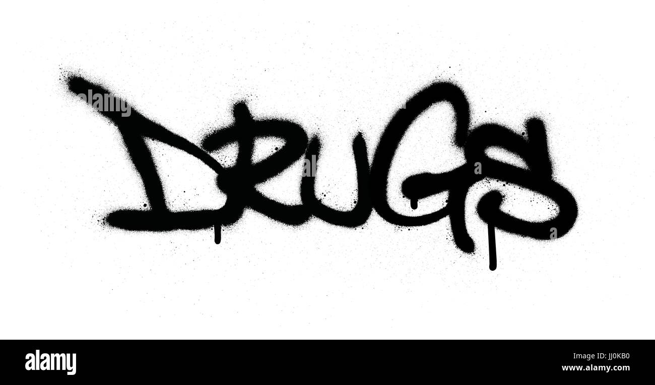 Drugs graffiti Cut Out Stock Images & Pictures - Alamy