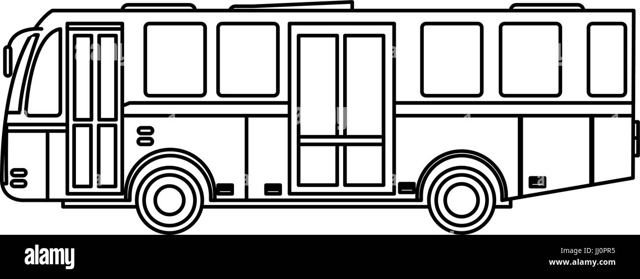 Bus modern side Black and White Stock Photos & Images - Alamy