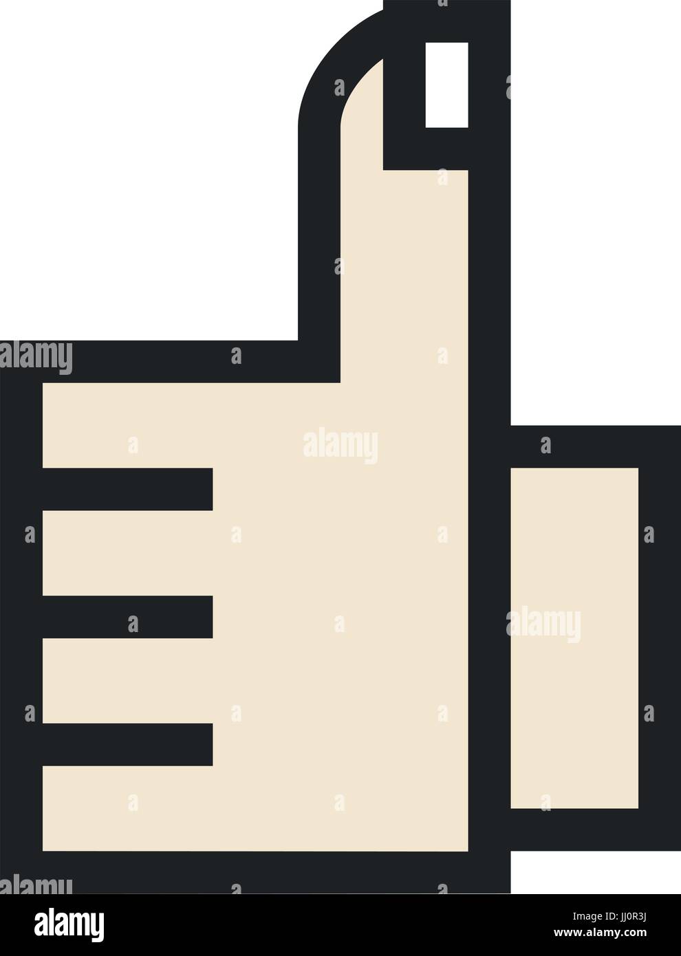 Like icon thumb hi-res stock photography and images - Alamy