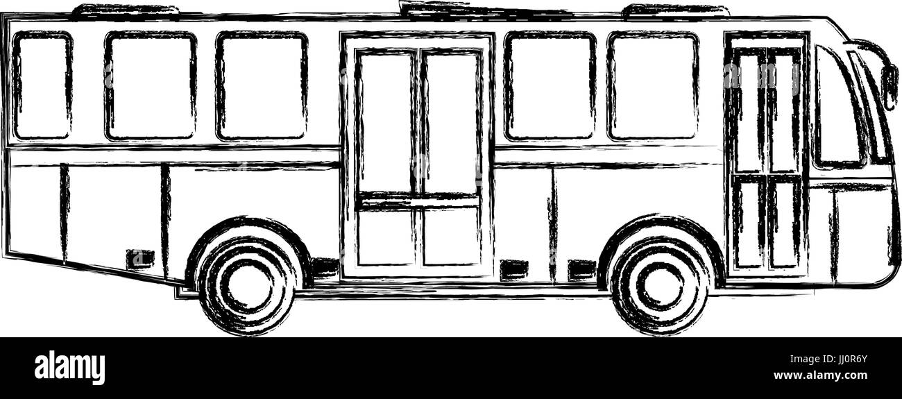Bus modern side Black and White Stock Photos & Images - Alamy