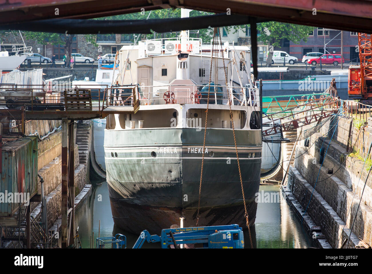 Thekla boat hi-res stock photography and images - Alamy
