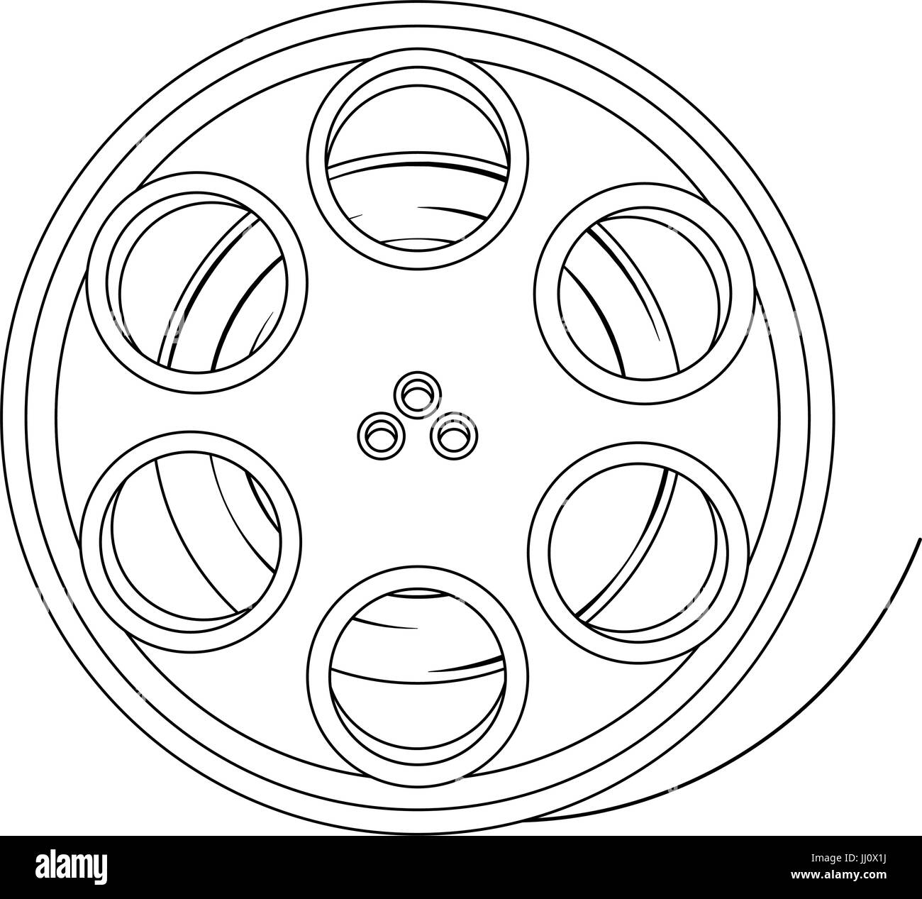 film stripe reel on movie cinema negative Stock Vector Image & Art - Alamy