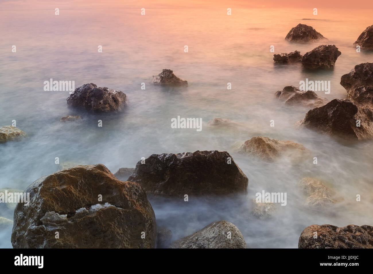 Summer sunset seascape on hi-res stock photography and images - Alamy
