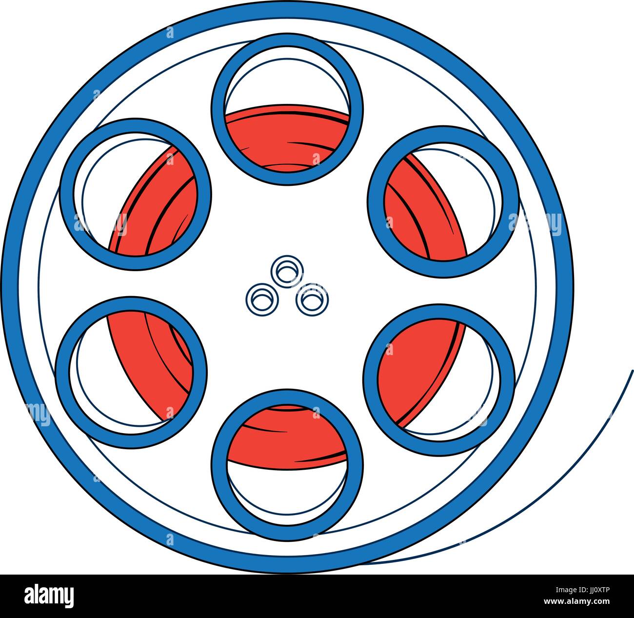 film stripe reel on movie cinema negative Stock Vector Image & Art - Alamy
