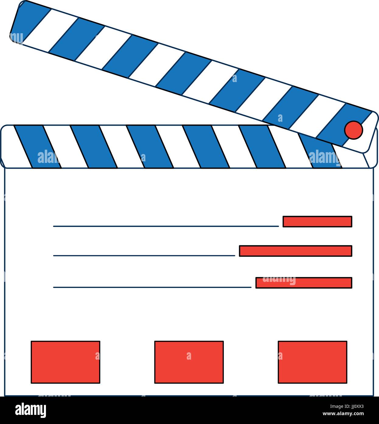 film maker clapper board action icon Stock Vector Image & Art - Alamy