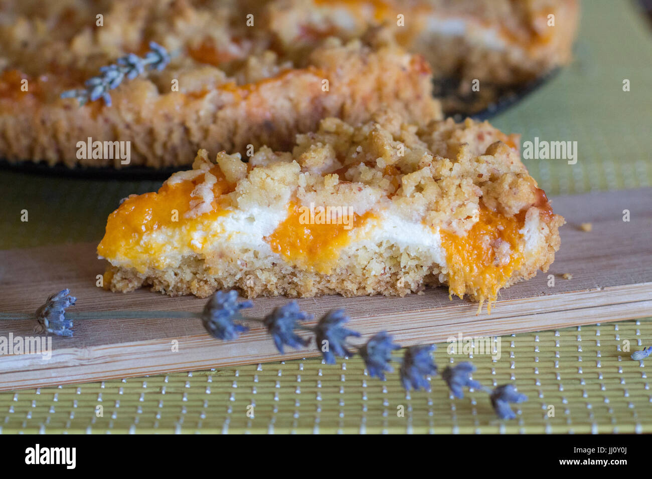 Piece of pie from the side Stock Photo - Alamy