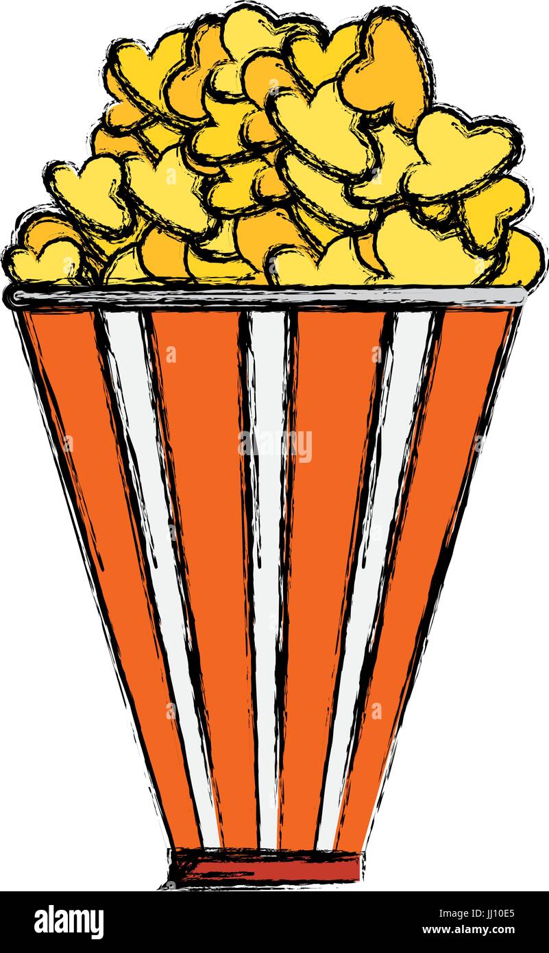 Popcorn cinema snack Stock Vector Image & Art - Alamy