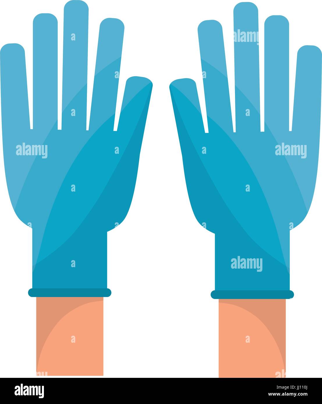 Exam gloves Stock Vector Images - Alamy