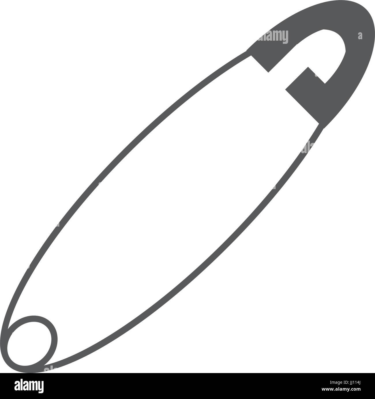 Isolated clip art safety pin Stock Vector Images - Alamy