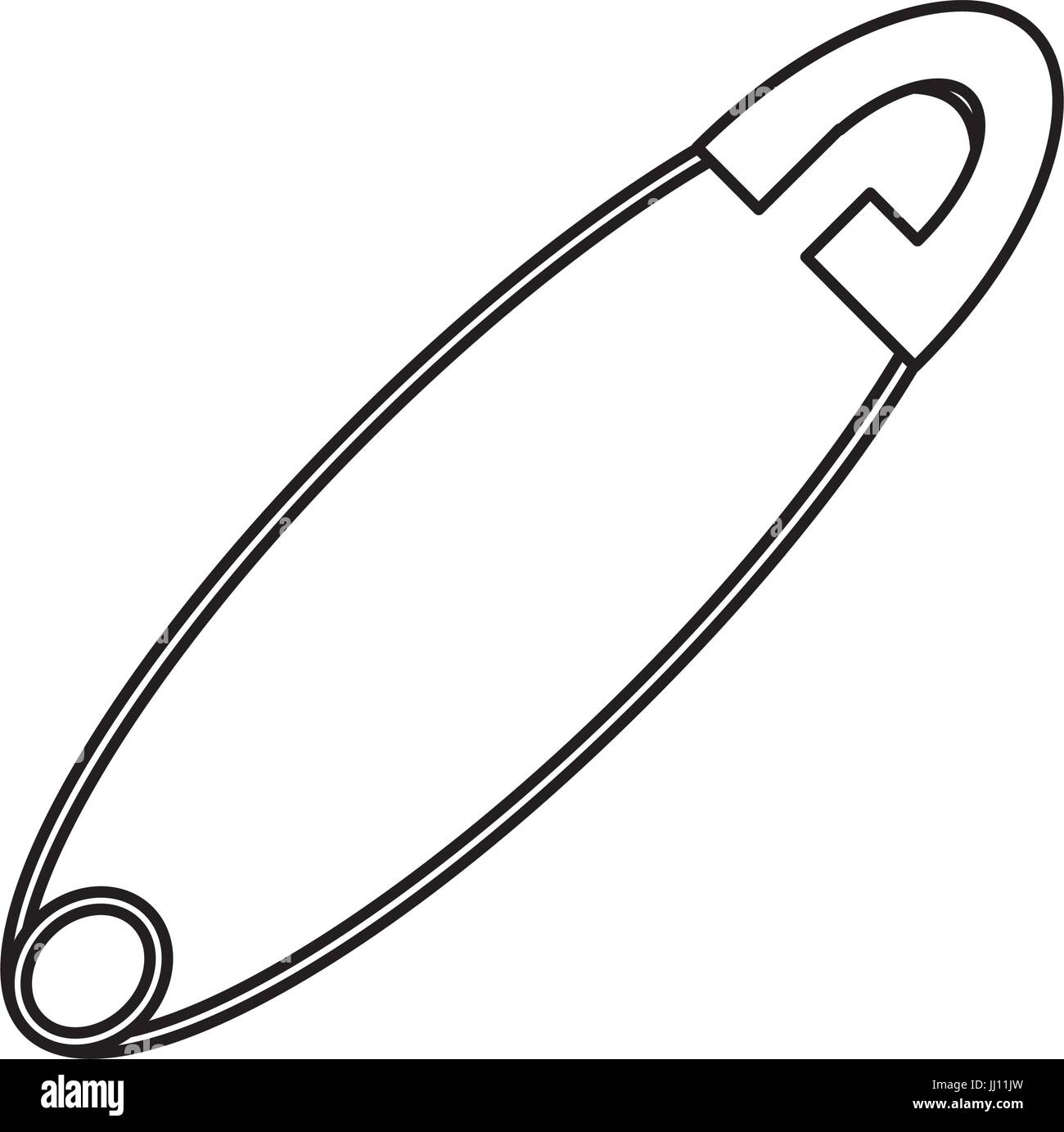 Pin clip isolated Stock Vector Image & Art - Alamy