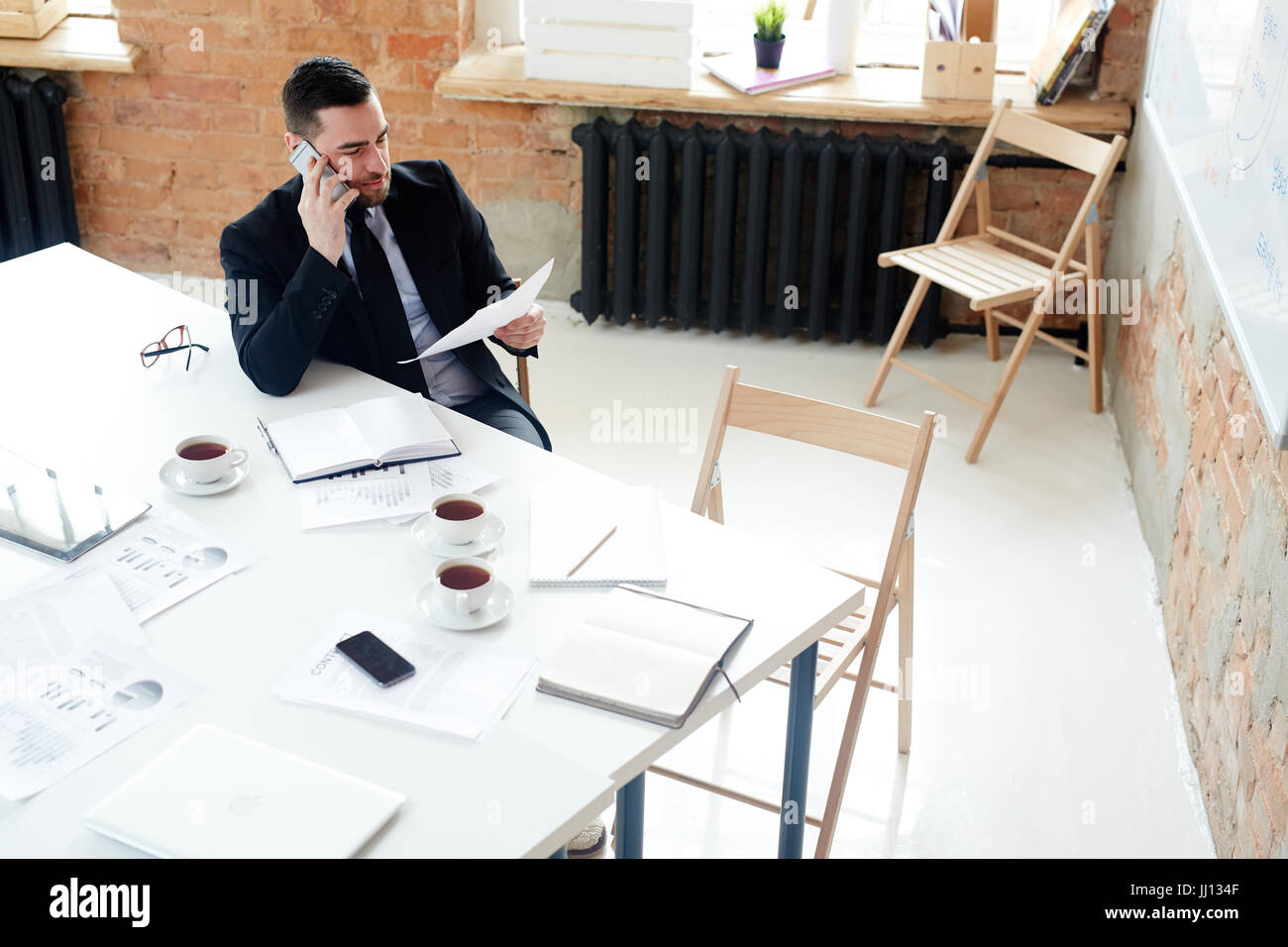 Work of employer Stock Photo - Alamy