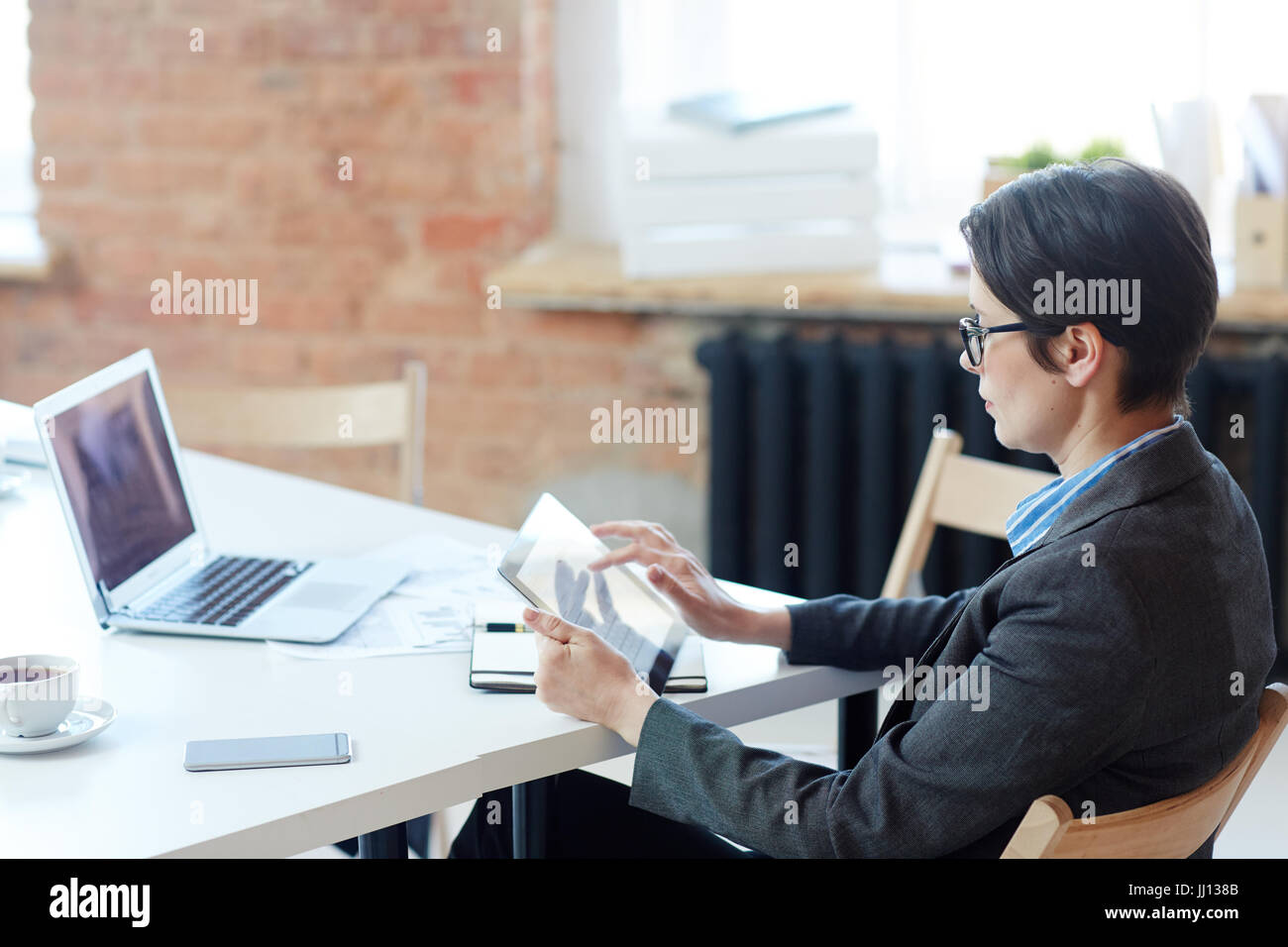 Network in office Stock Photo - Alamy
