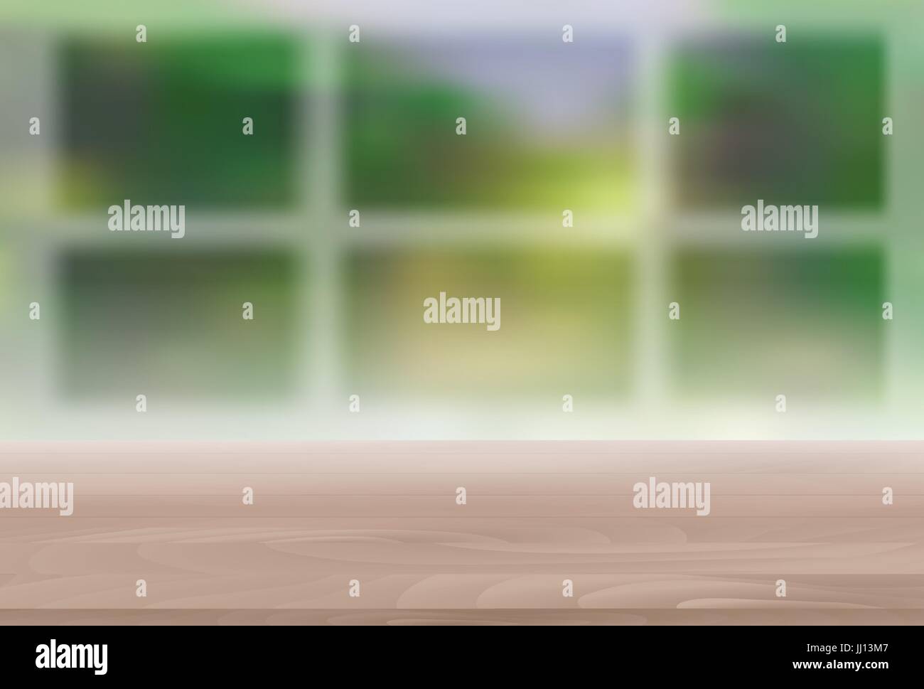 On wooden surface table Stock Vector Images - Alamy