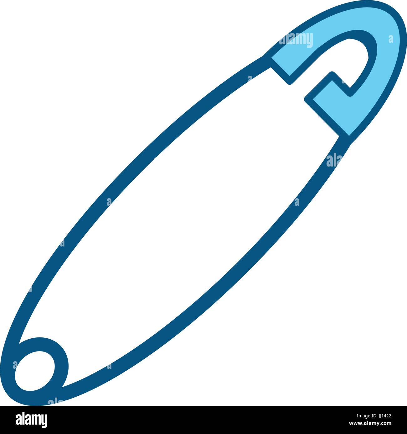 Isolated clip art safety pin hi-res stock photography and images - Alamy