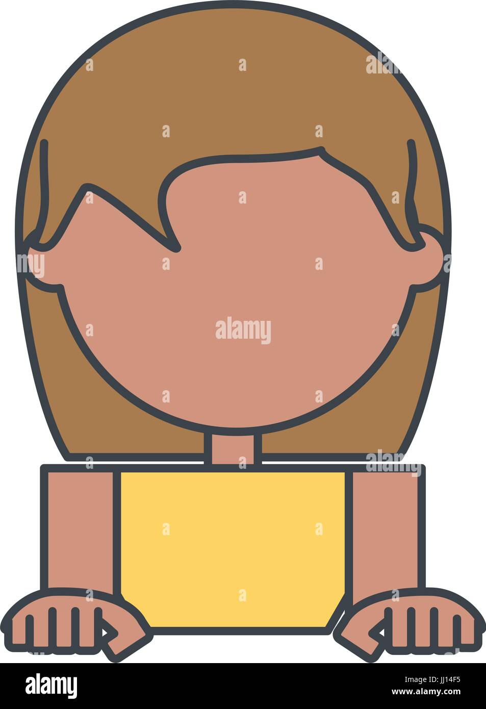 Kid faceless cartoon Stock Vector Image & Art - Alamy