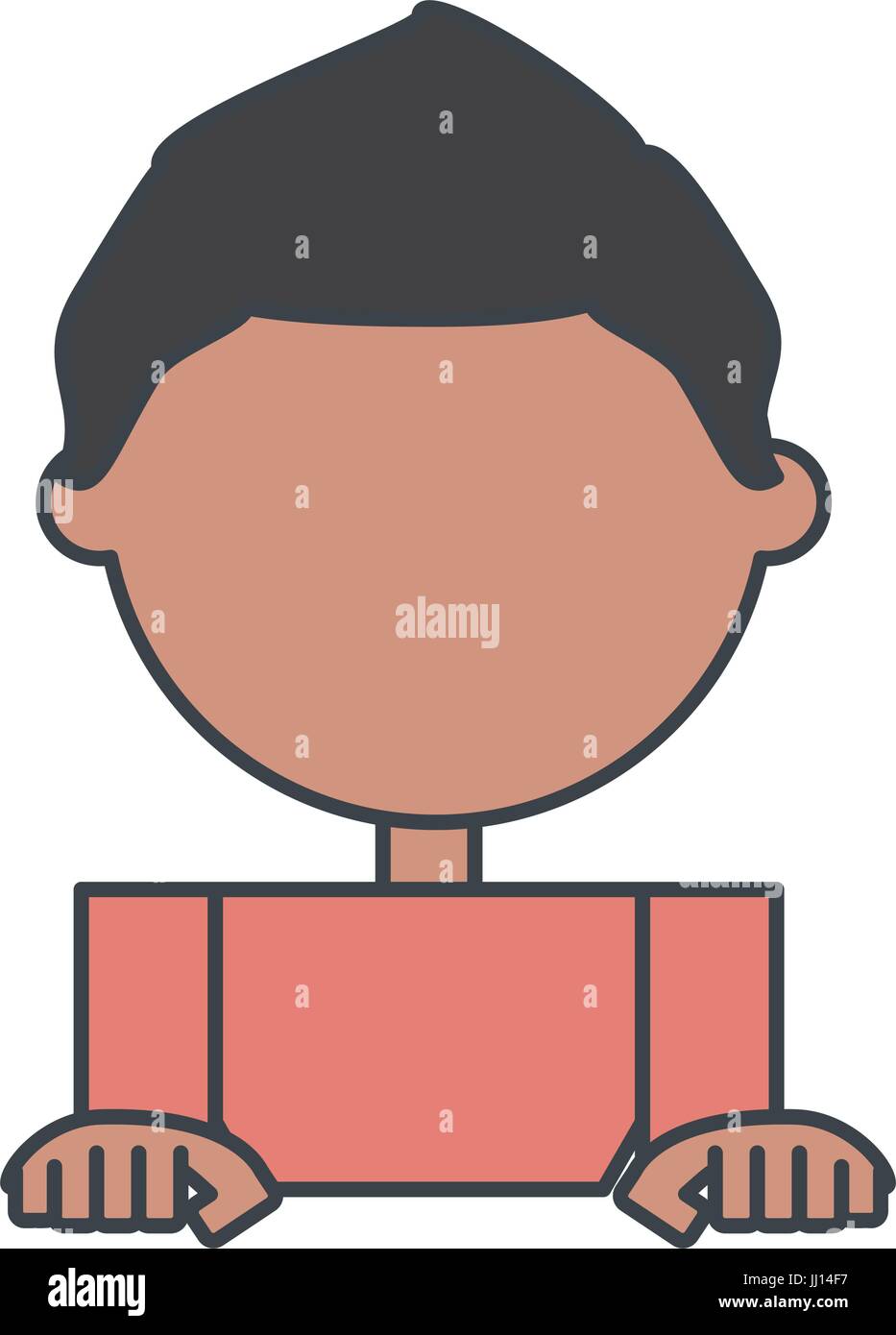 Kid faceless cartoon Stock Vector Image & Art - Alamy